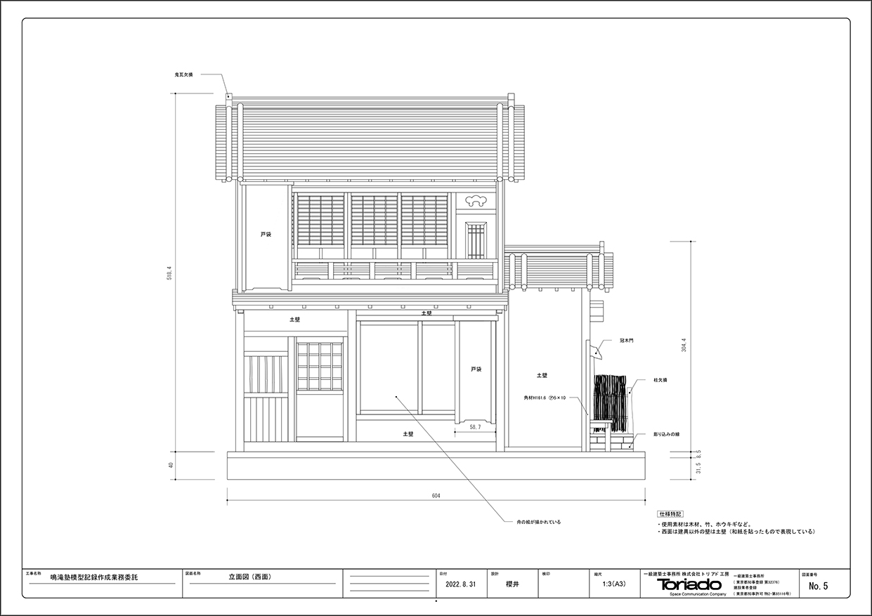 ドイツ・ミュンヘン五大陸博物館所蔵 鳴滝塾模型の調査および記録作成業務 - 株式会社 トリアド工房 - 文化財のレプリカ製作、保存・修復、模型製作